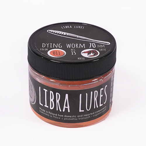 Dying Worm 70 mm - Libra — Sportfiskeboden