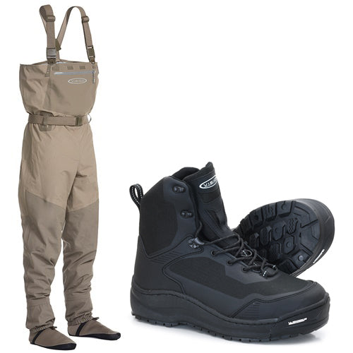 Vision Koski vadarpaket med Musta Michelin sko — Sportfiskeboden